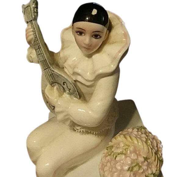 Schmid | Accents | Schmid Pierrot Love Porcelain Music Box | Poshmark
